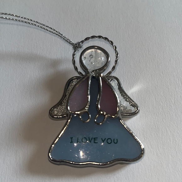 GANZ | Holiday | Ganz Stained Glass I Love You Angel Ornament | Poshmark